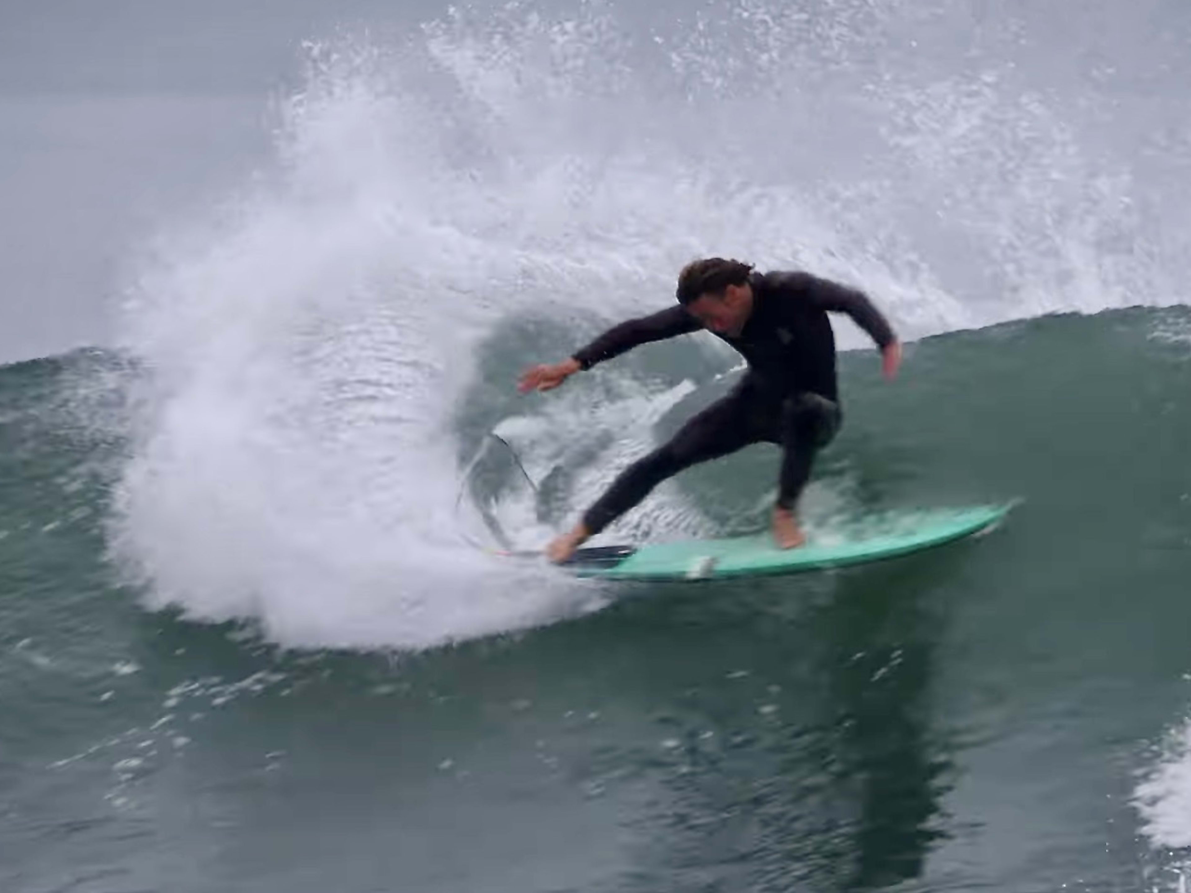 Channel Islands Team Riders Surf a Swallow-Tail Rip Stick - Surfer