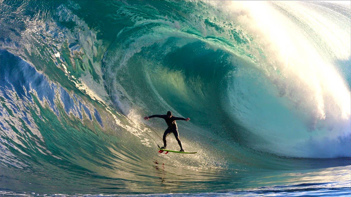 Reef Surfing Wallpaper