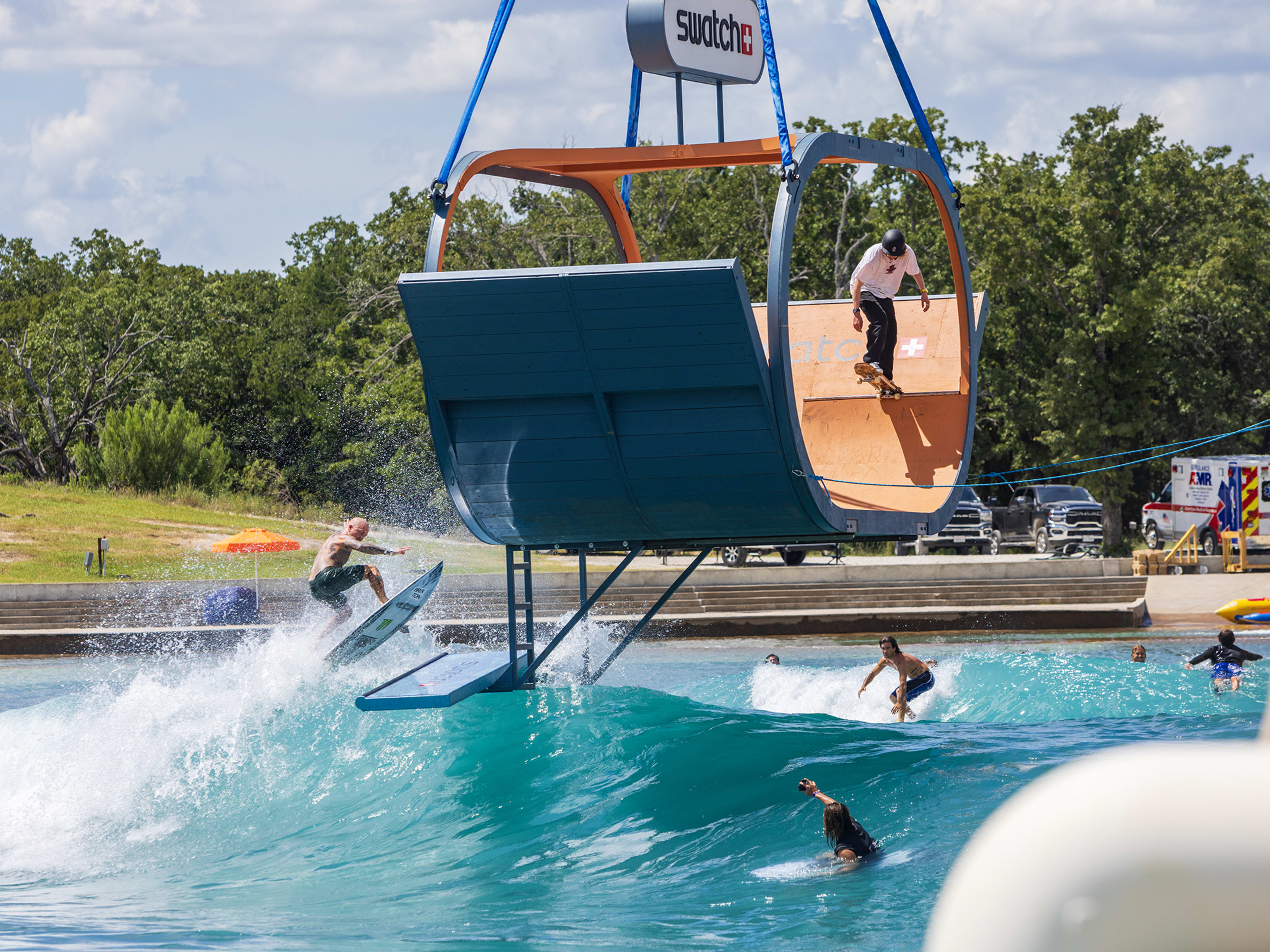Watch: Every Crazy Trick That Went Down At Swatch Nines Surf - Surfer
