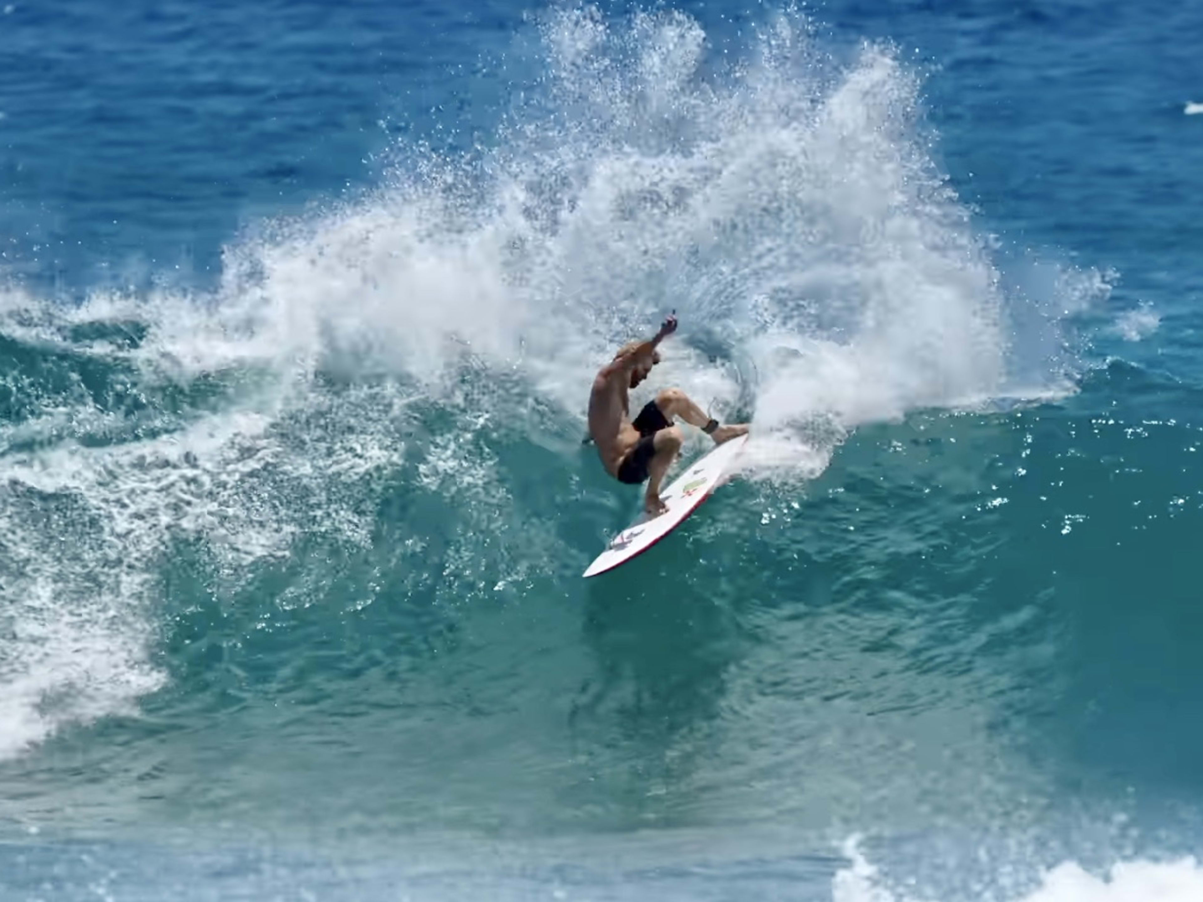 Mason Ho, Harry Bryant Ride Mayhems at Infamous Rock Garden - Surfer