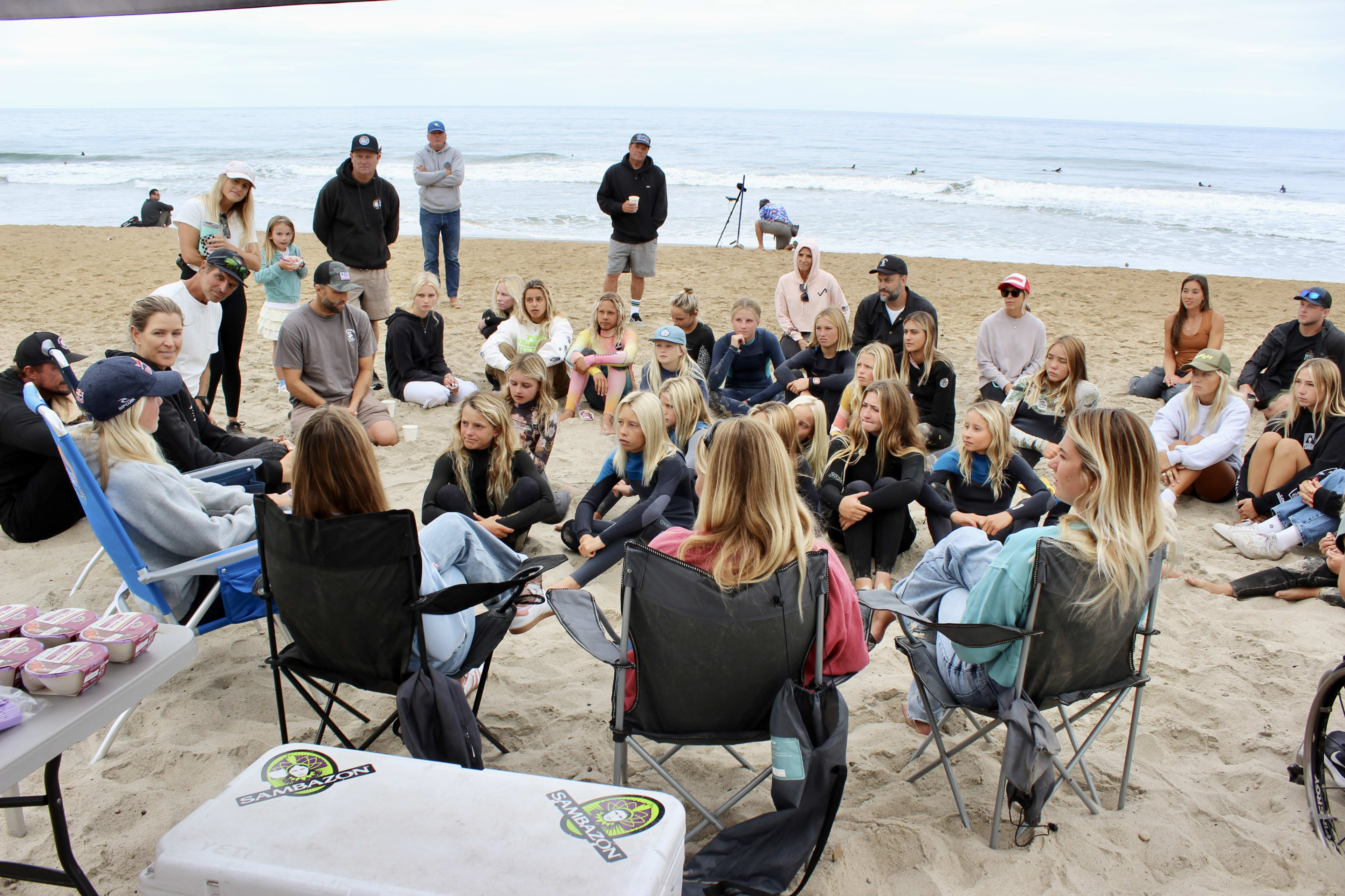 Erin Brooks, Sawyer Lindblad Headline San Clemente Girls Surf Day - Surfer
