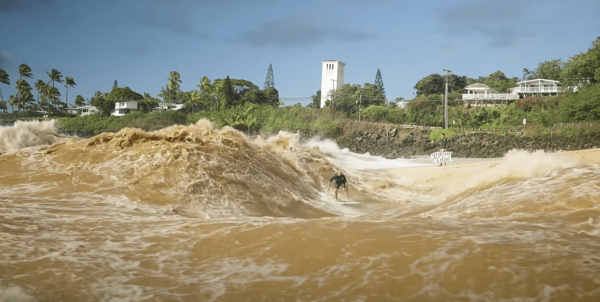 Massive River Wave Forms After Lagoon Bursts in Orange County (Video ...