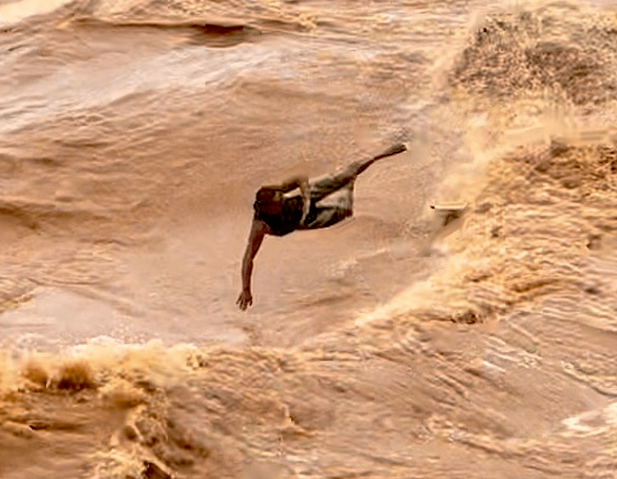 Watch: Waimea Bay Waterfall Erupts in Flash Flood - Surfer