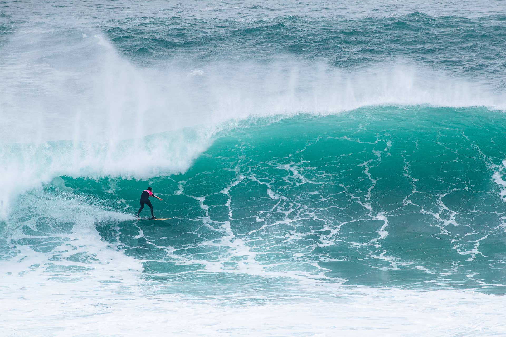 Gallery: 35-Foot Waves Blast Nazaré for Tow Surfing Contest - Surfer