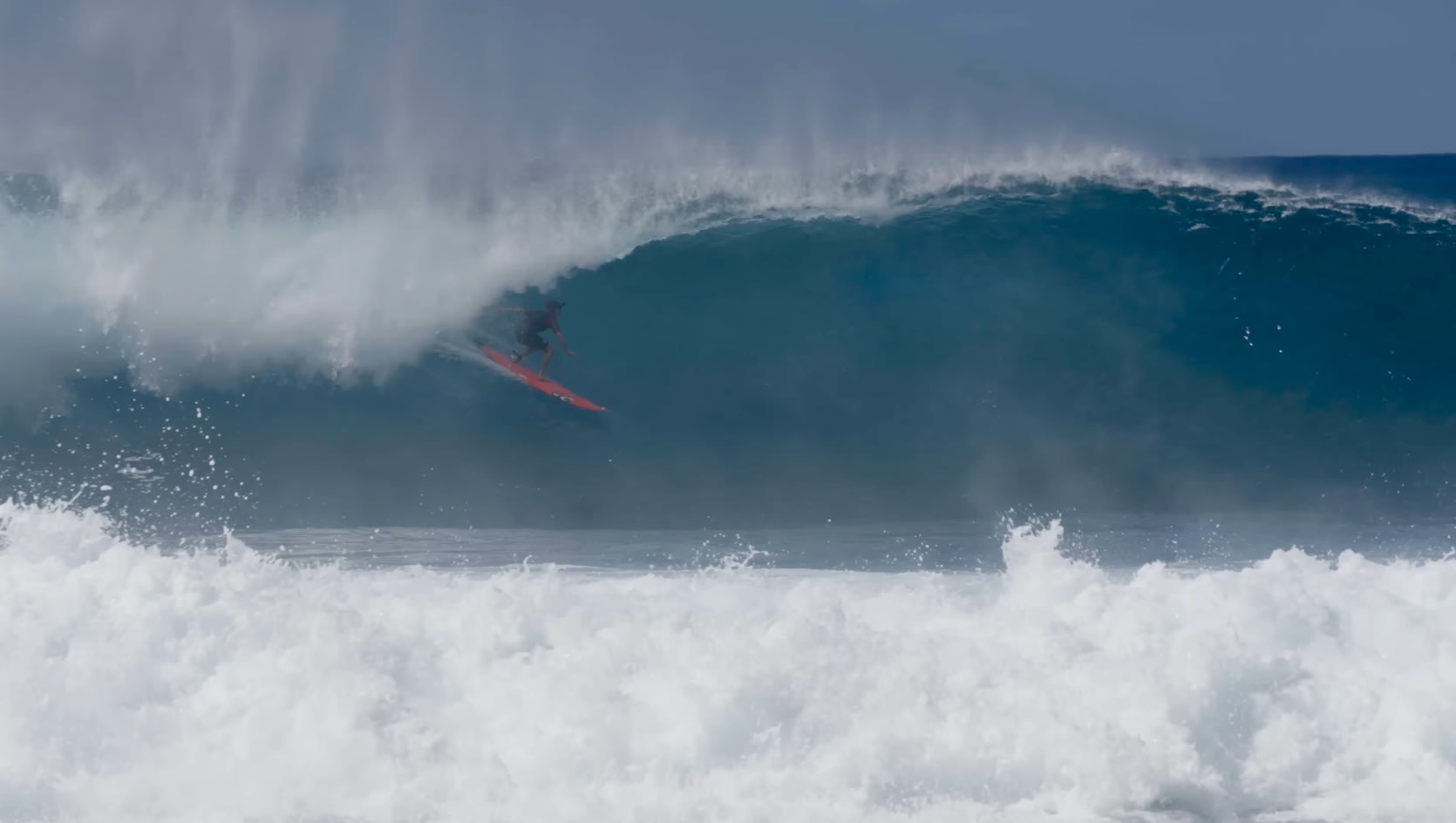 Mark Healey Bags Second Reef Pipeline Roll-In (Video) - Surfer