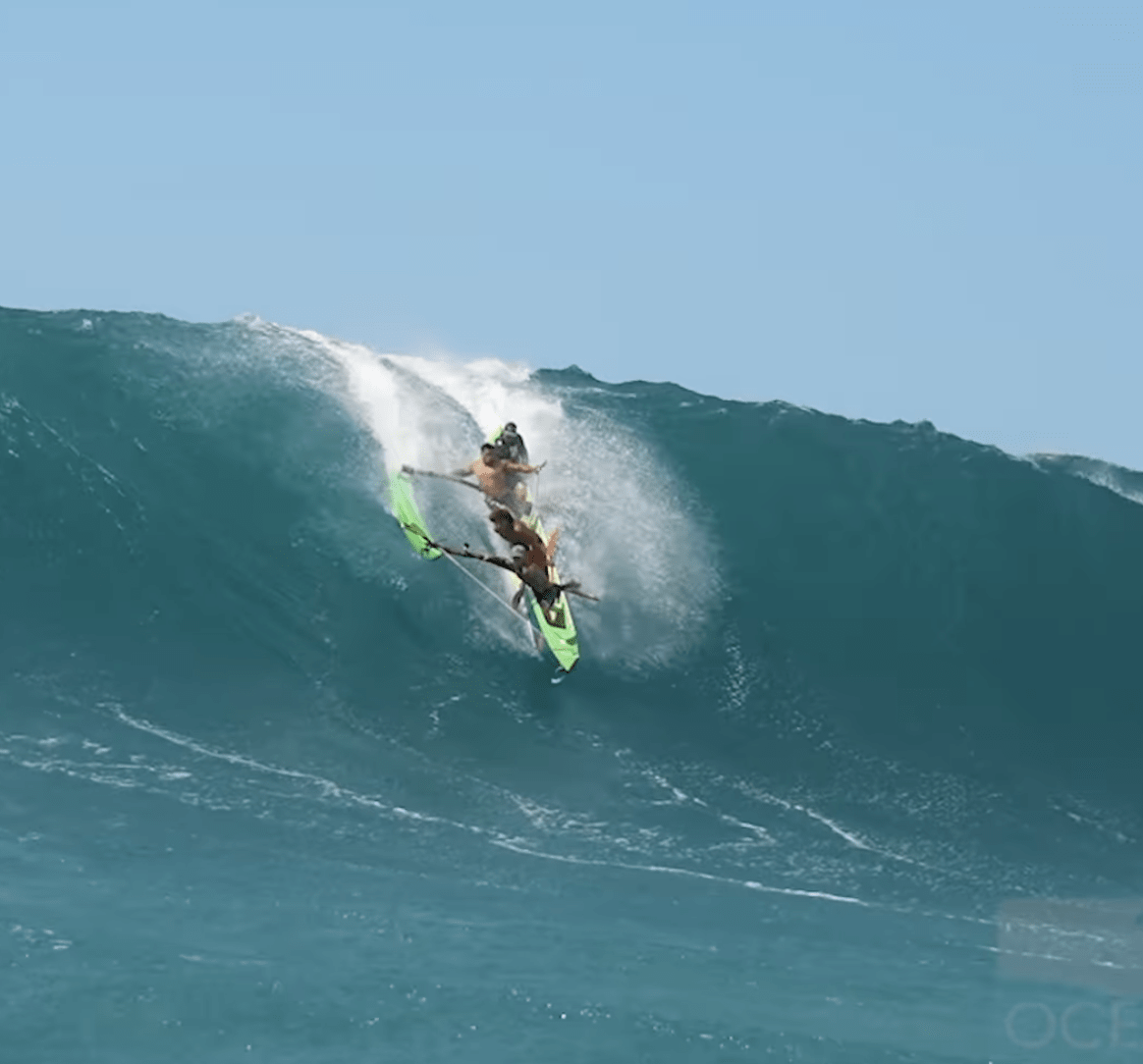 Canoe Wipeout at 20-Foot Waimea Bay Wins $5,000 (Video) - Surfer