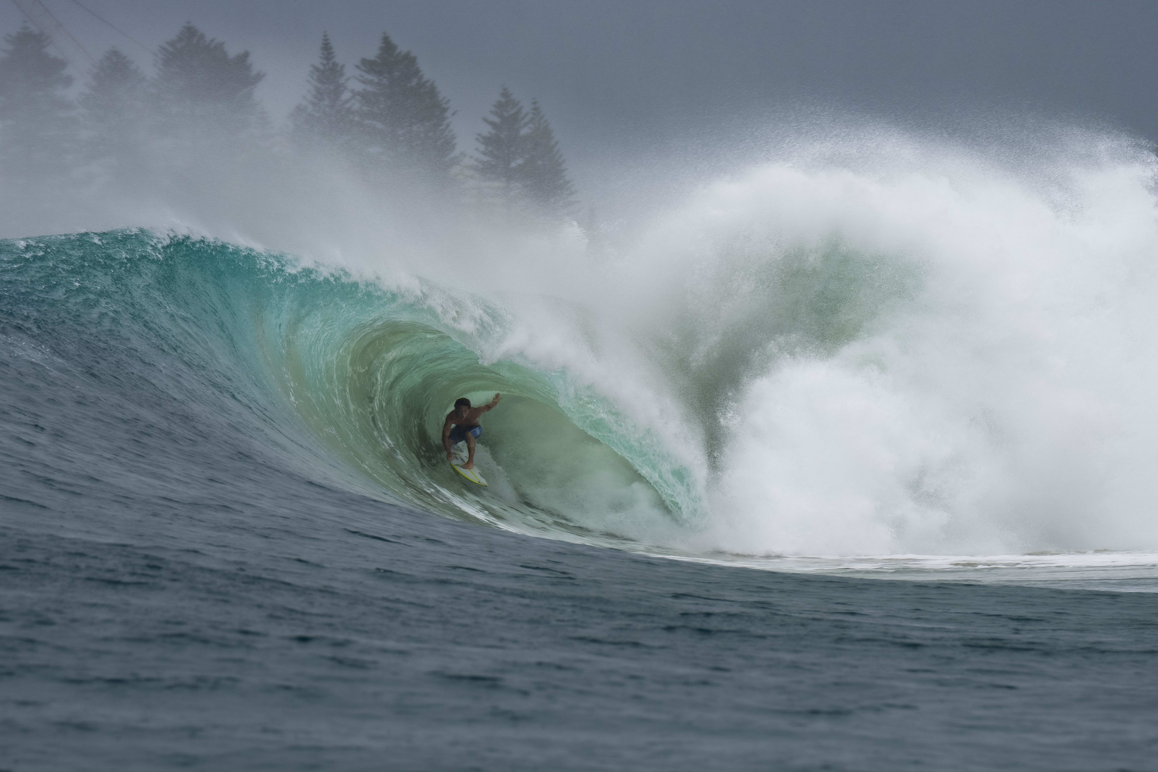 Behind the Shot: Mick Fanning, Tropical Cyclone Alfred - Surfer