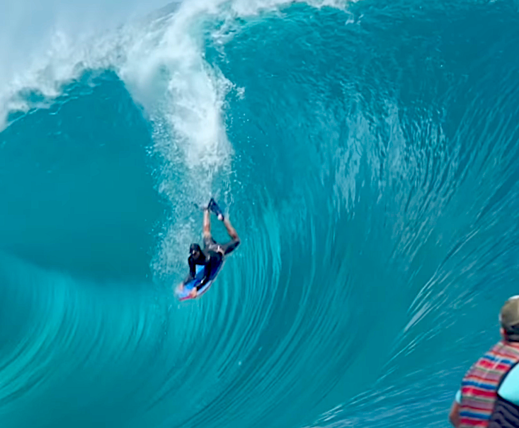 62-Year-Old Mike Stewart Airdrops at Insane Teahupo’o (Video) - Surfer