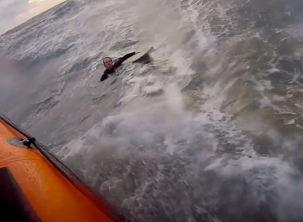 Rip Current Sucks Surfer Half-Mile Out to Sea in UK (Video) - Surfer