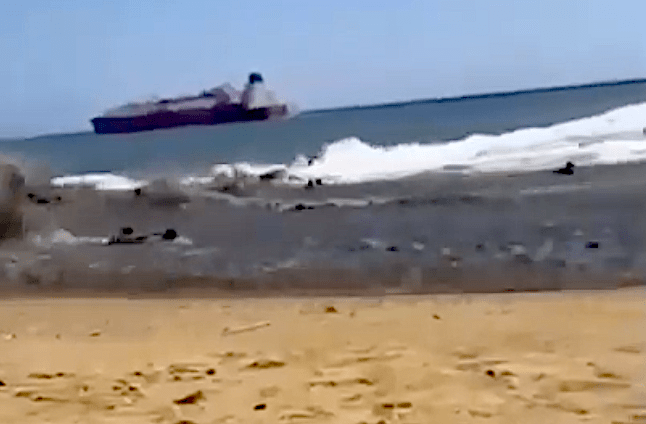 Sneaker Wave Sweeps Beachgoers into Rocks in Spain (Video) - Surfer