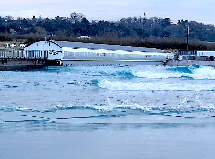 Frozen Waves Crackle Through UK Surf Park (Video) - Surfer