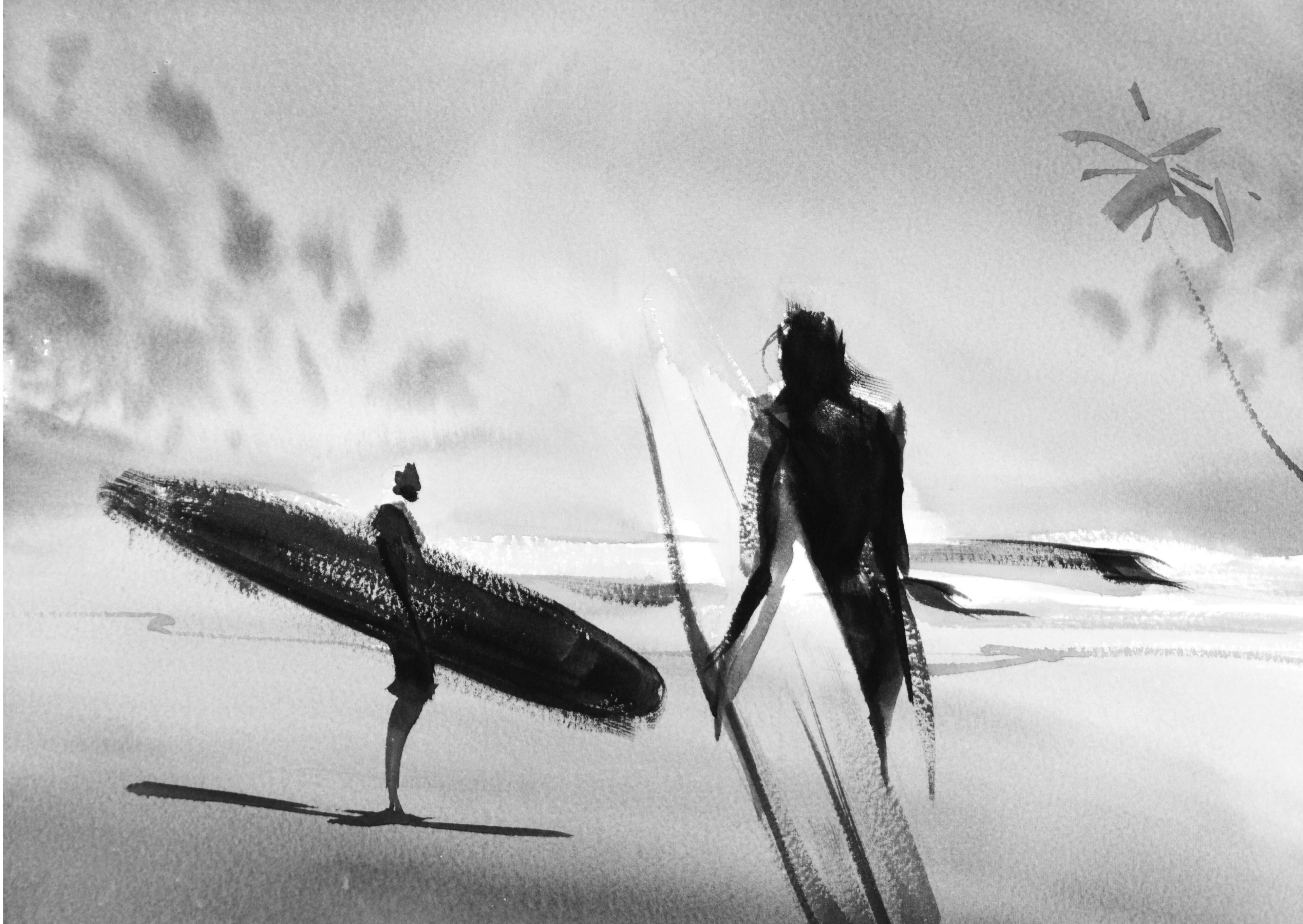 Like Reading a Wave: Johny Vieira on Surfing, Watercolor, and Flow - Surfer