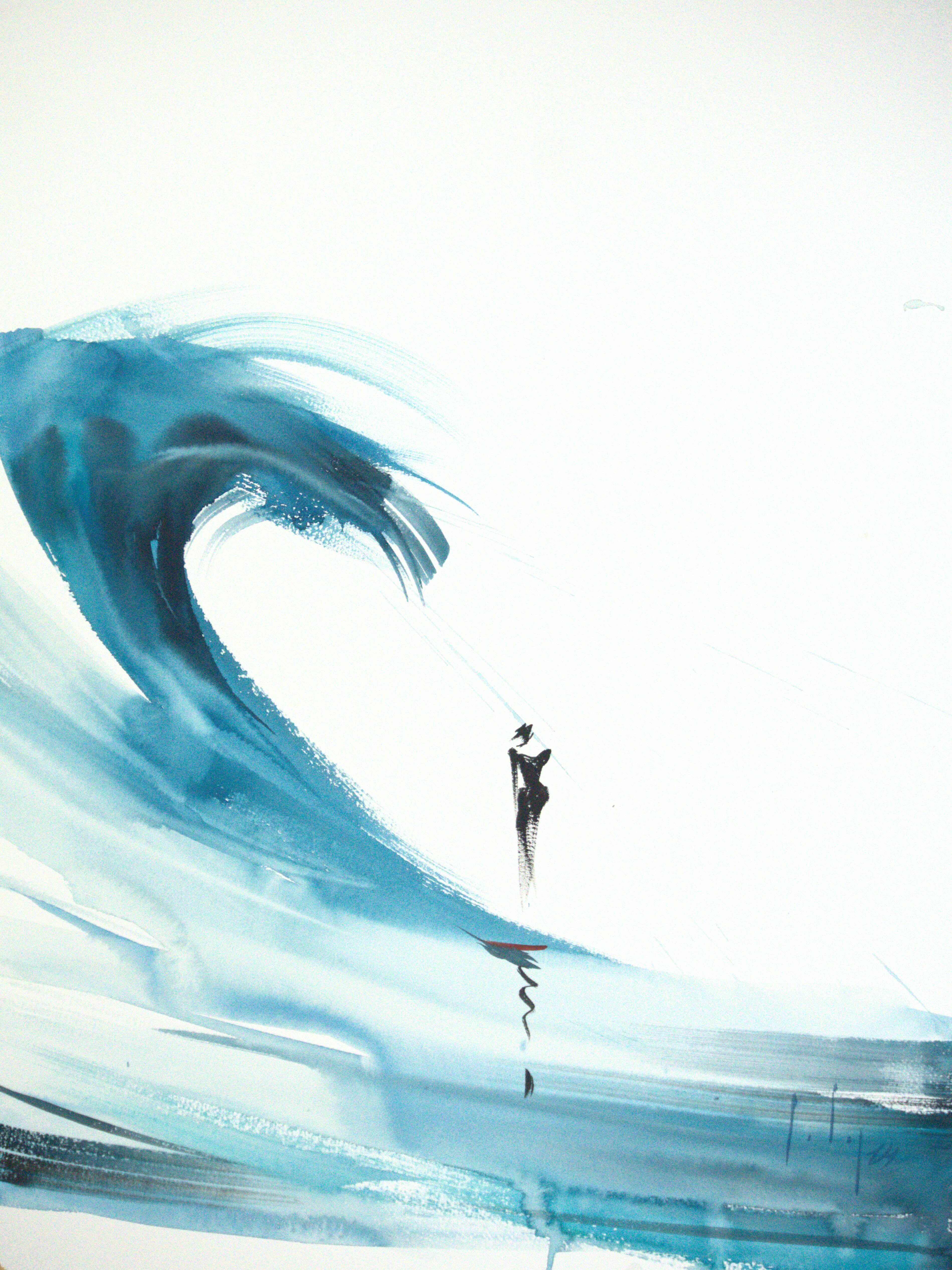 Like Reading a Wave: Johny Vieira on Surfing, Watercolor, and Flow - Surfer