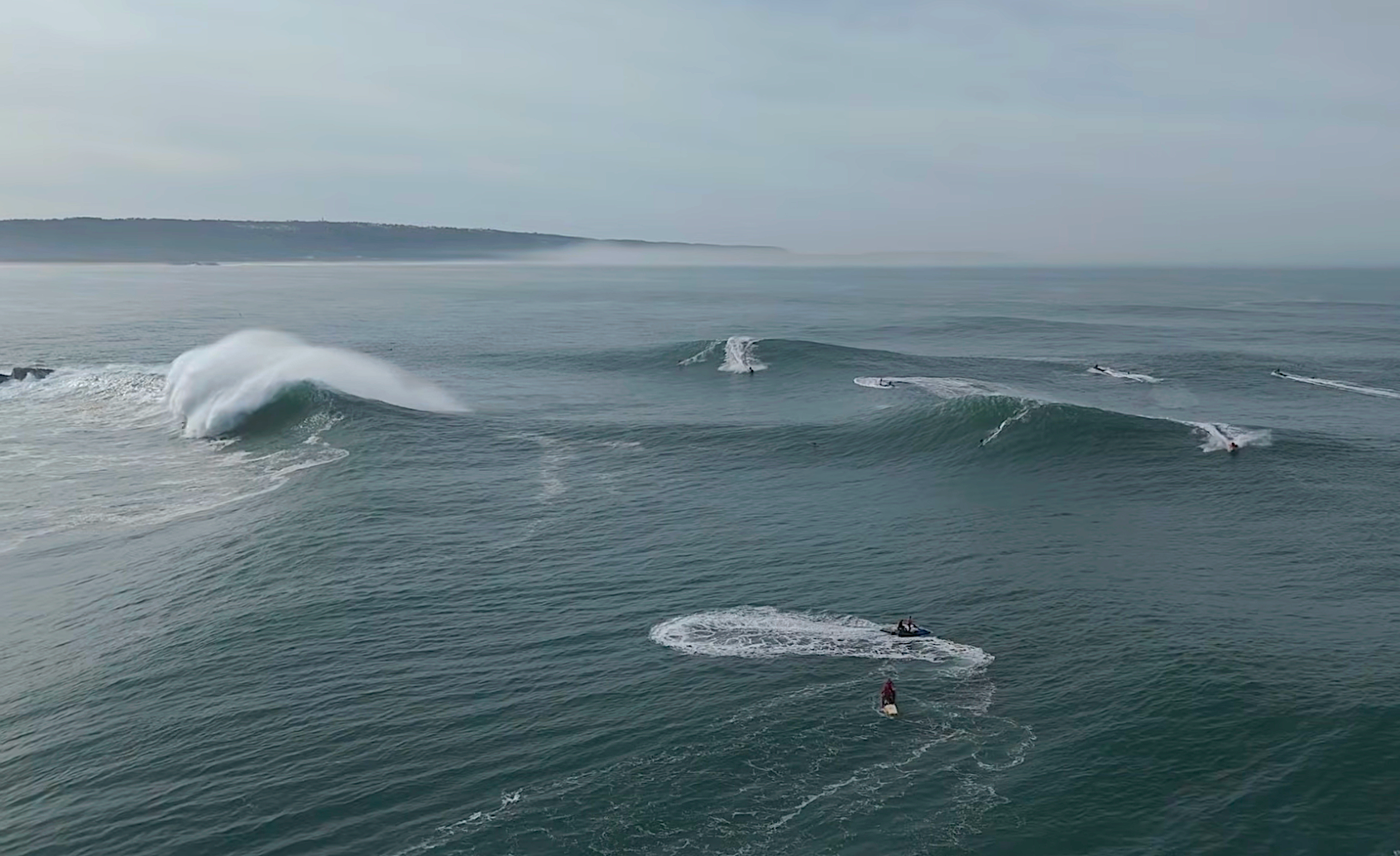 40-Foot Waves Flex at Nazaré for Season-Opener Swell (Video) - Surfer