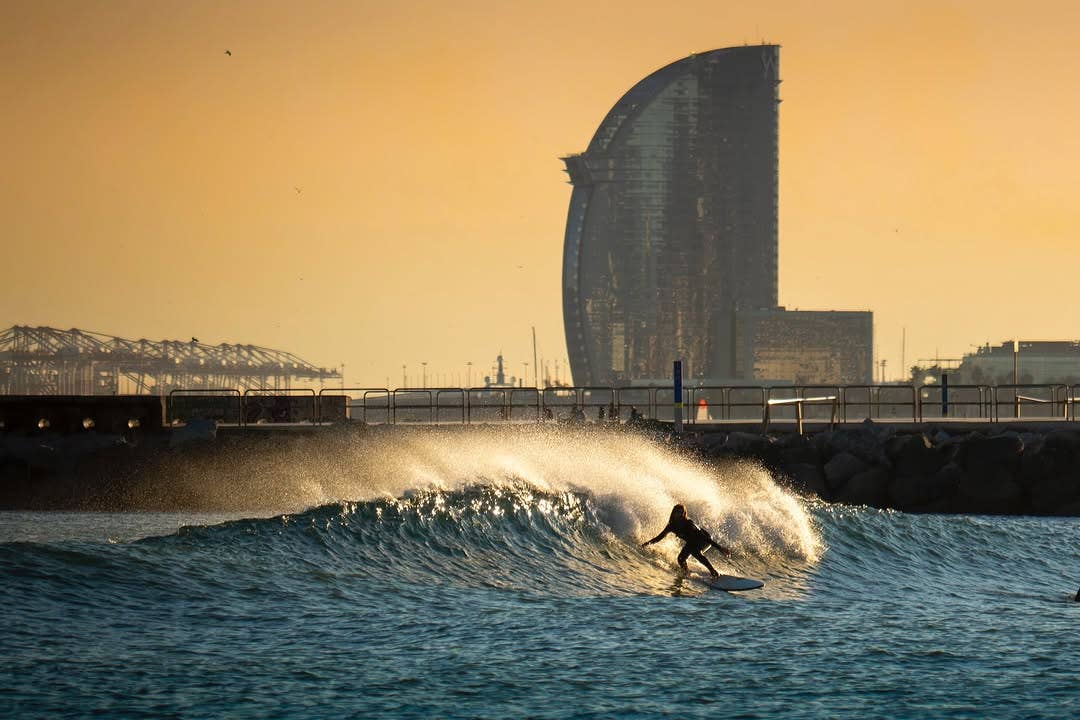 Rare Mediterranean Swell Brings 'Dreamy' Waves to Barcelona (Video ...