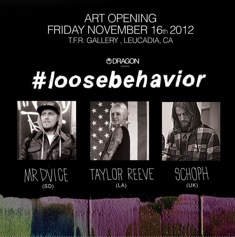 #loosebehavior Art Opening - Surfer